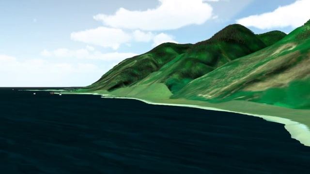 Abrau peninsula in Rome time (sea) Unity3D