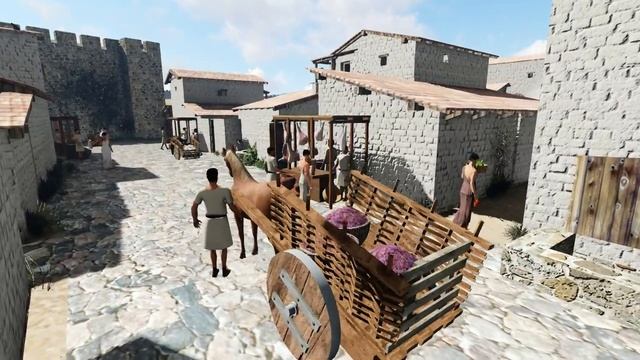 Виртуальная реконструкция античной Горгиппии. Квартал анапского заповедника Ч.1