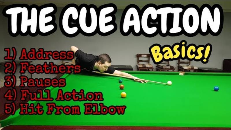 BartonSnooker | Работа кием - Обучение снукеру.