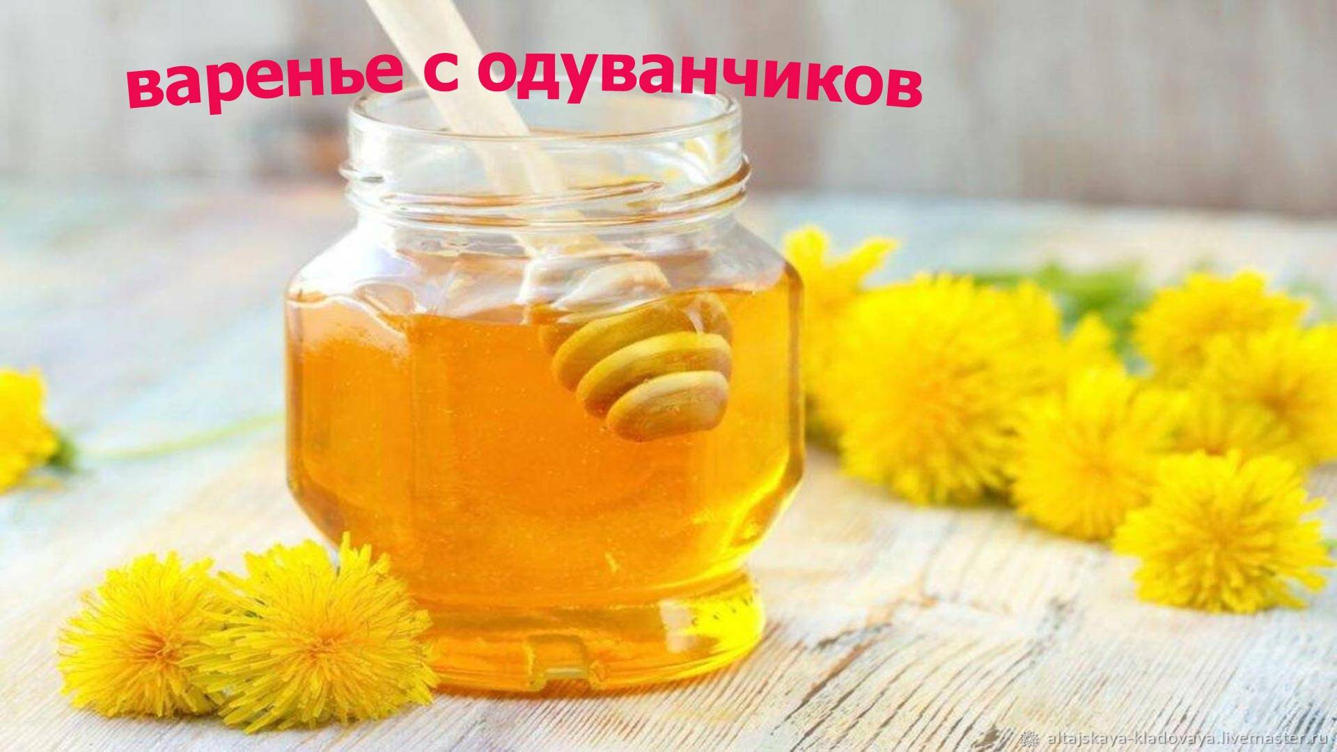 Варенье из одуванчиков (одуванчиковый мёд)