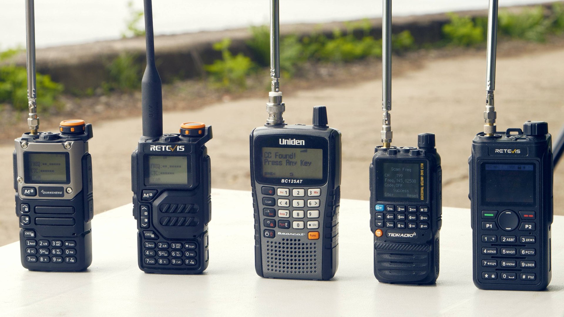 Сравнение Close Call у Uniden и похожей функции у китайских радио.