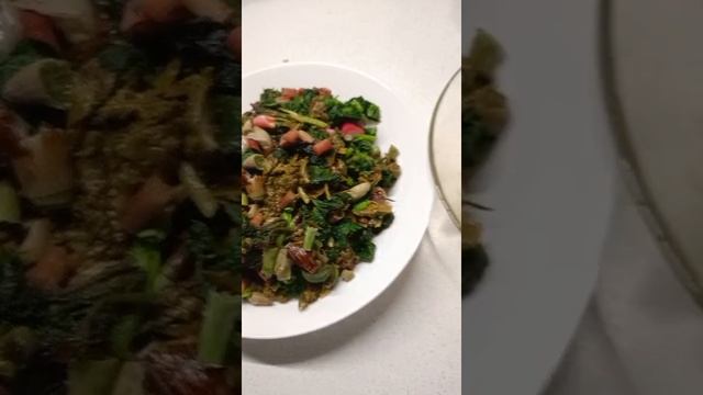 Суп весеннее настроение (пестики ,крапива ,ревень ,щавель)