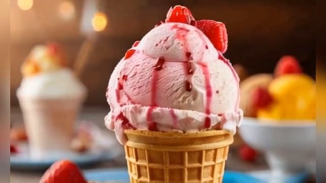 Мороженое как счастье. День мороженого 10 июня.