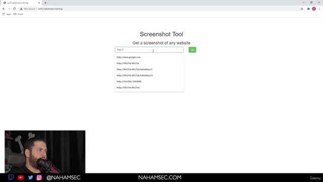 011 Server-Side Example Screenshot Tools + BurpSuite
