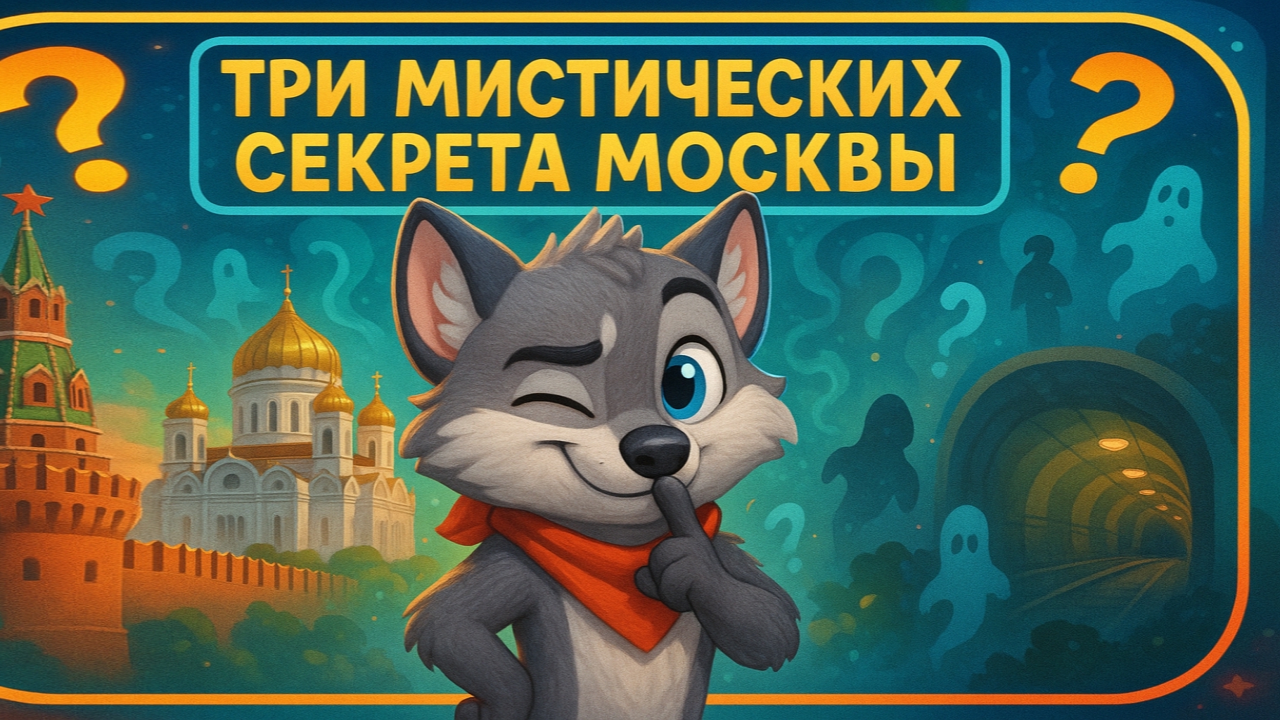 3 МИСТИЧЕСКИХ Секрета Москвы с Волчонком!