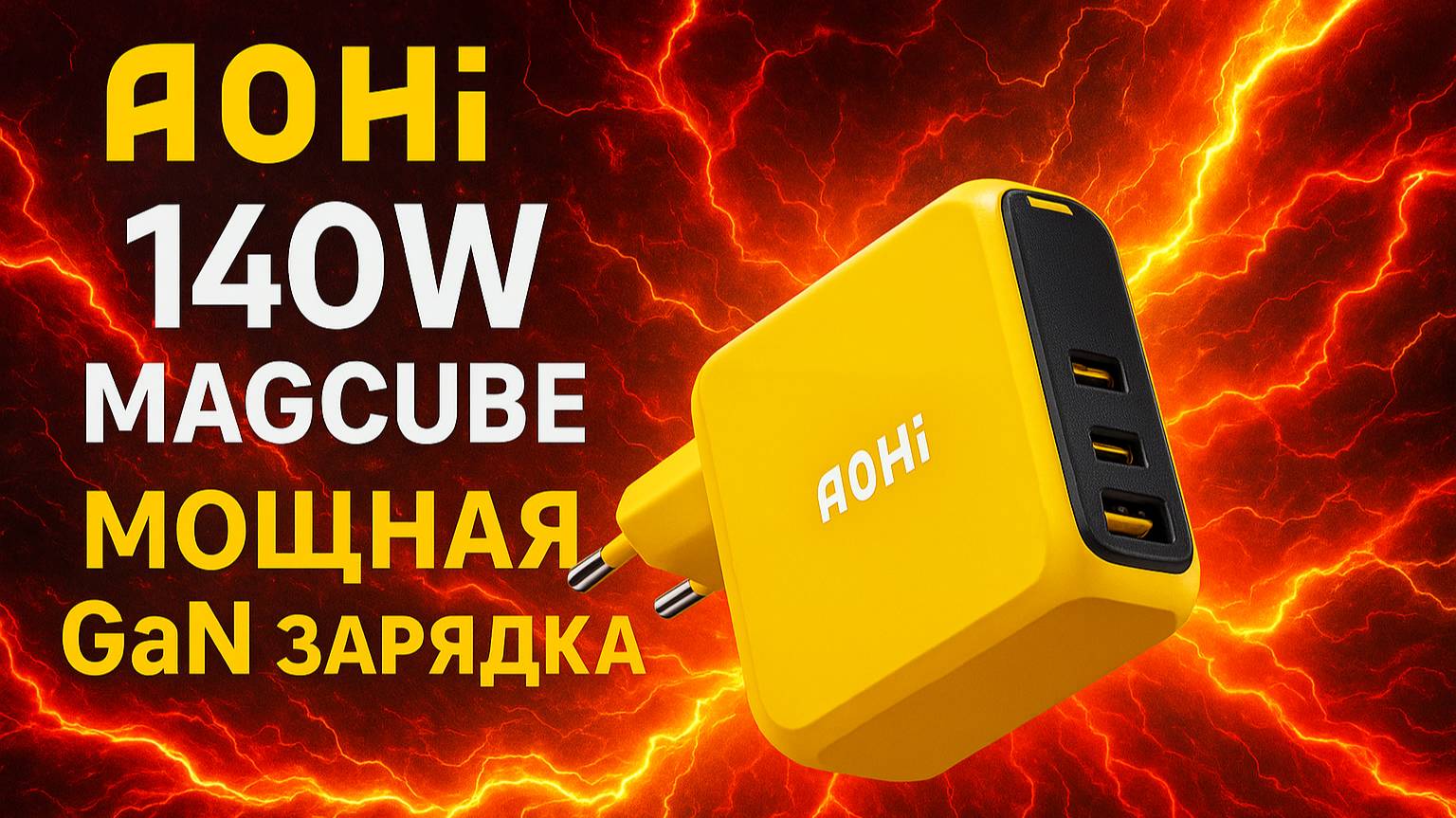 AOHI Magcube 140W — Лучшая зарядка для MacBook Pro и iPhone 15 Pro Max?