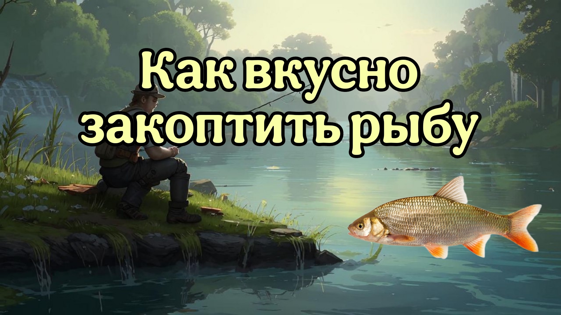 Рыбалка и рецепт копчения рыбы.