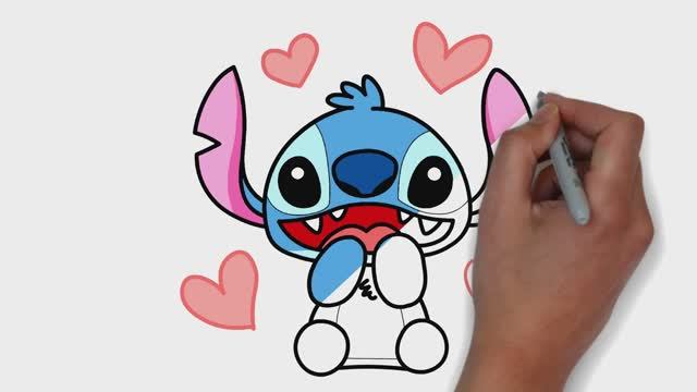 Как легко нарисовать симпатичного Стича