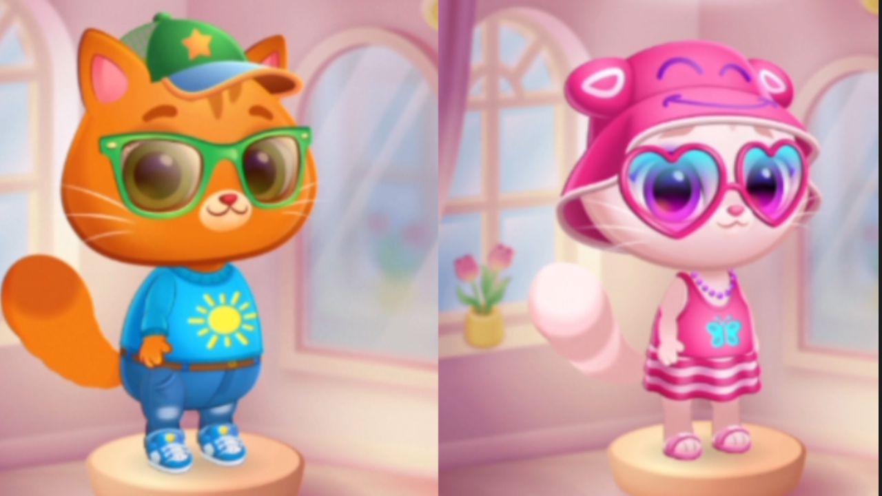 Обучалки-приключалки. Мир Bubbu и Mimmi. №4. Добавляем Бубу и Мими одежду.