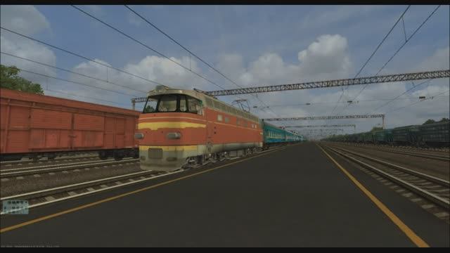 ZDSimulator, поезд № 660, участок Коростень — Киев