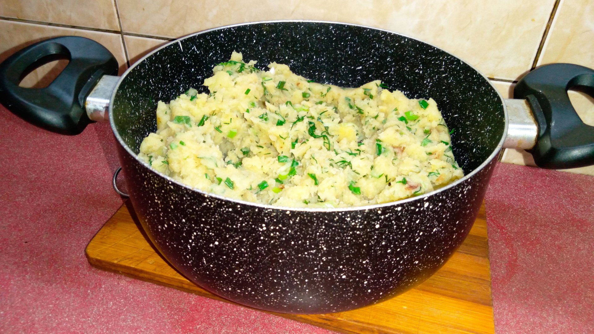 Жареное пюре картофельное  - немецкий рецепт