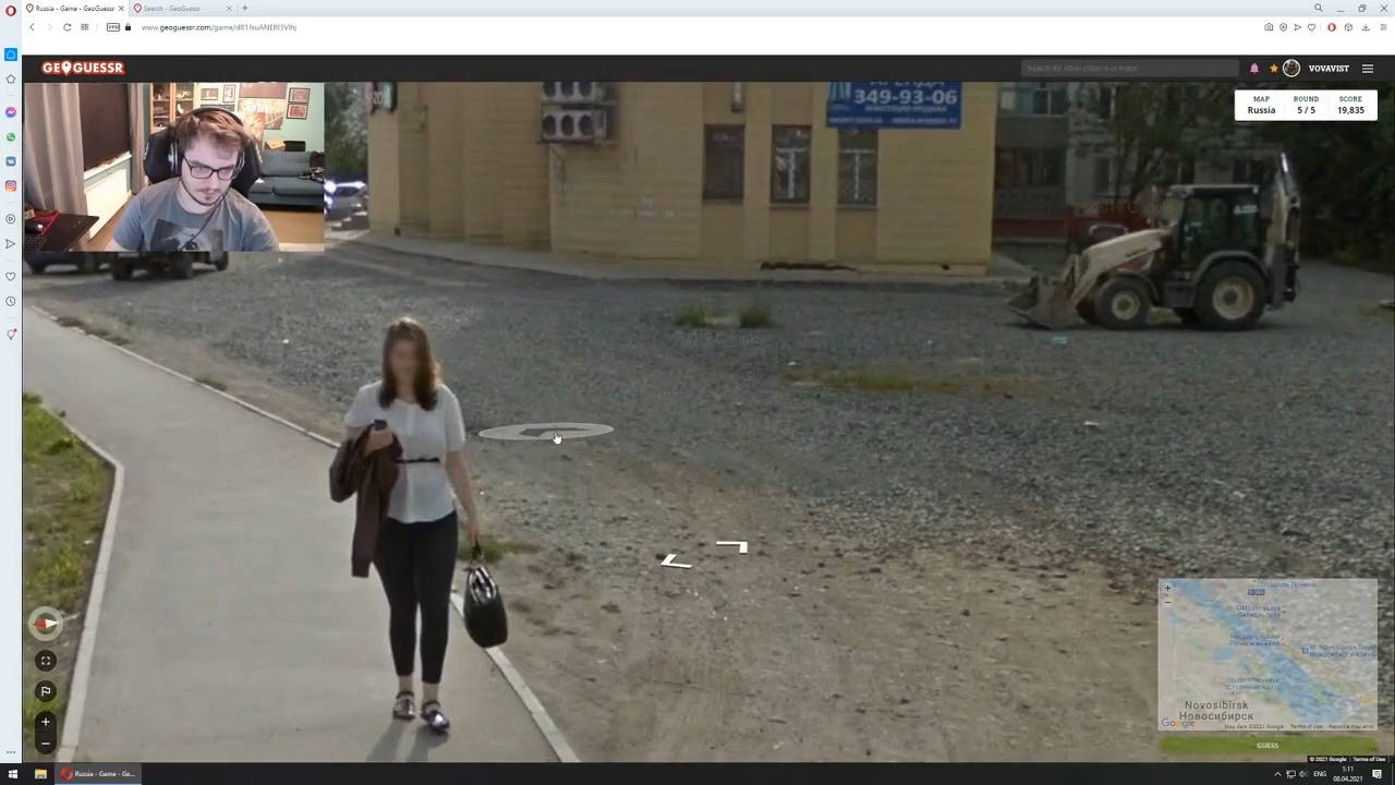 Maddyson - играет в GeoGuessr (Россия)