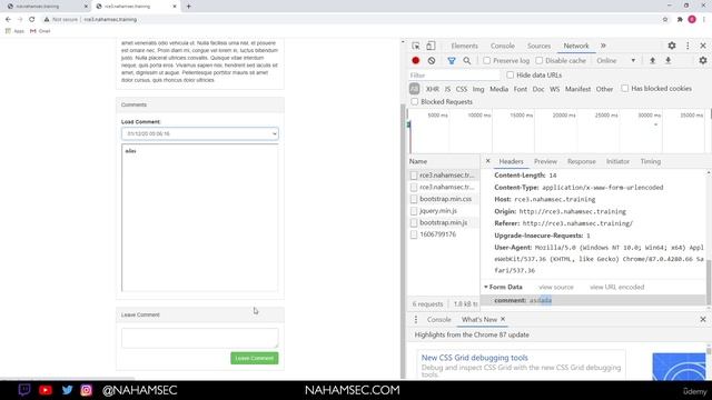 019 RCE Lab 02 - Command Injection
