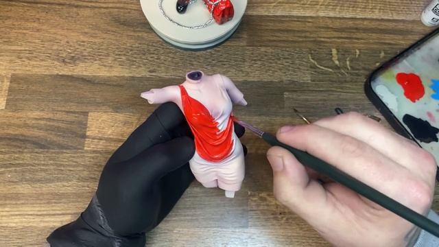 How To Paint 3D Printed Model - Cruella De Vil