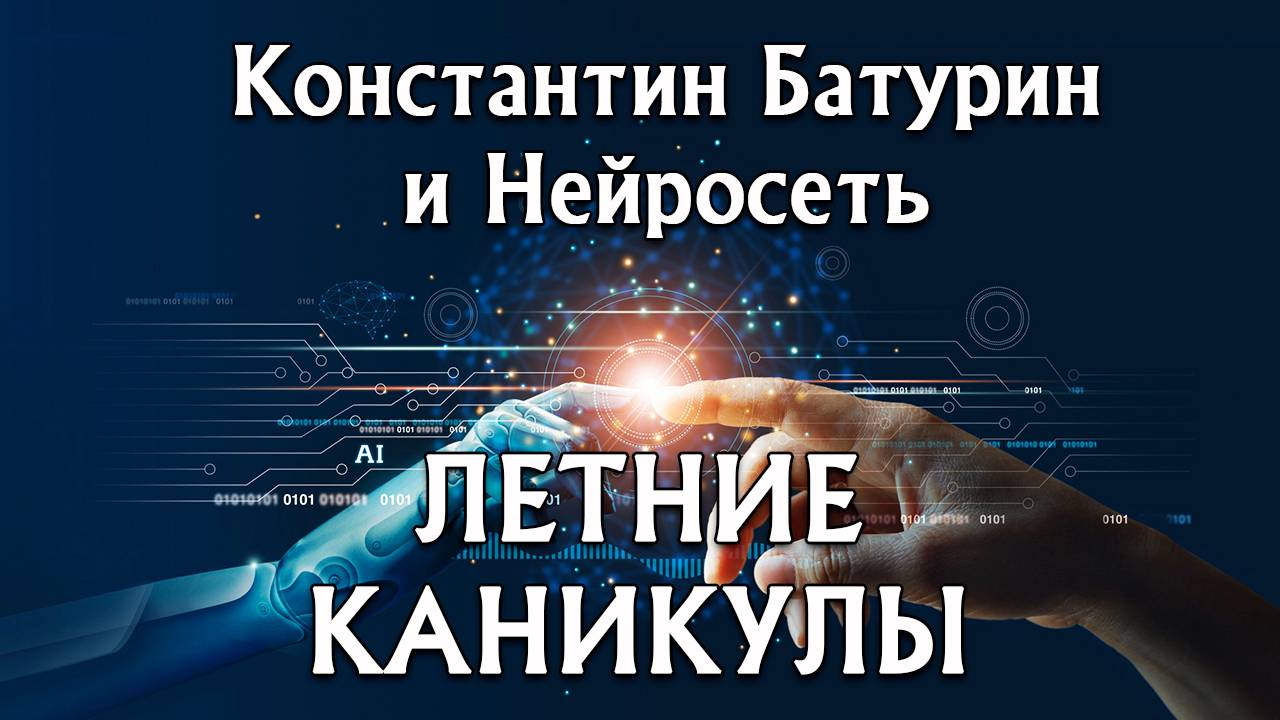 ЛЕТНИЕ КАНИКУЛЫ - Константин Батурин и Нейросеть