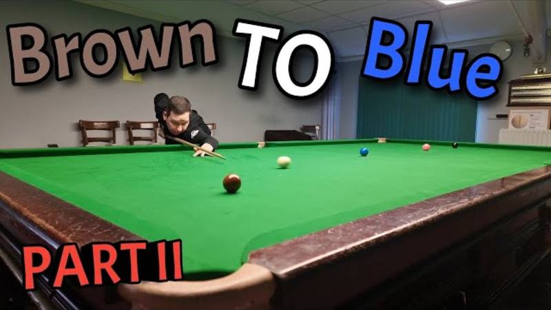 BartonSnooker | С коричневого на синий. Очистка от цветных, ключевые удары | Часть 2