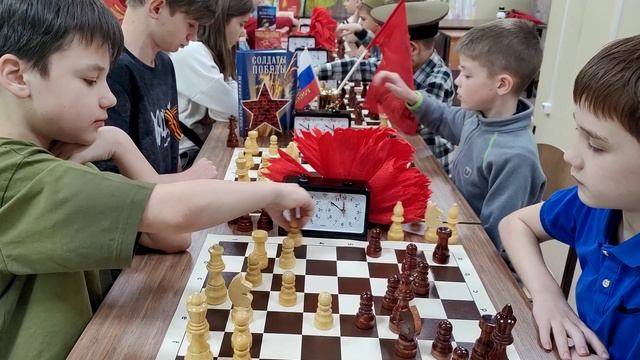 Турнир по шахматам  9 мая