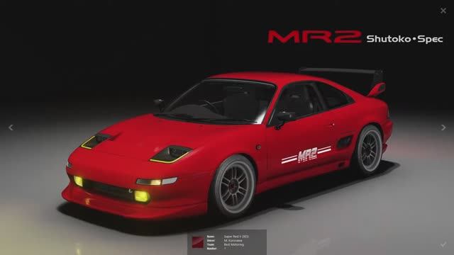 Assetto Corsa | SRP | Toyota MR2 Shutoko spec | 300 kmh