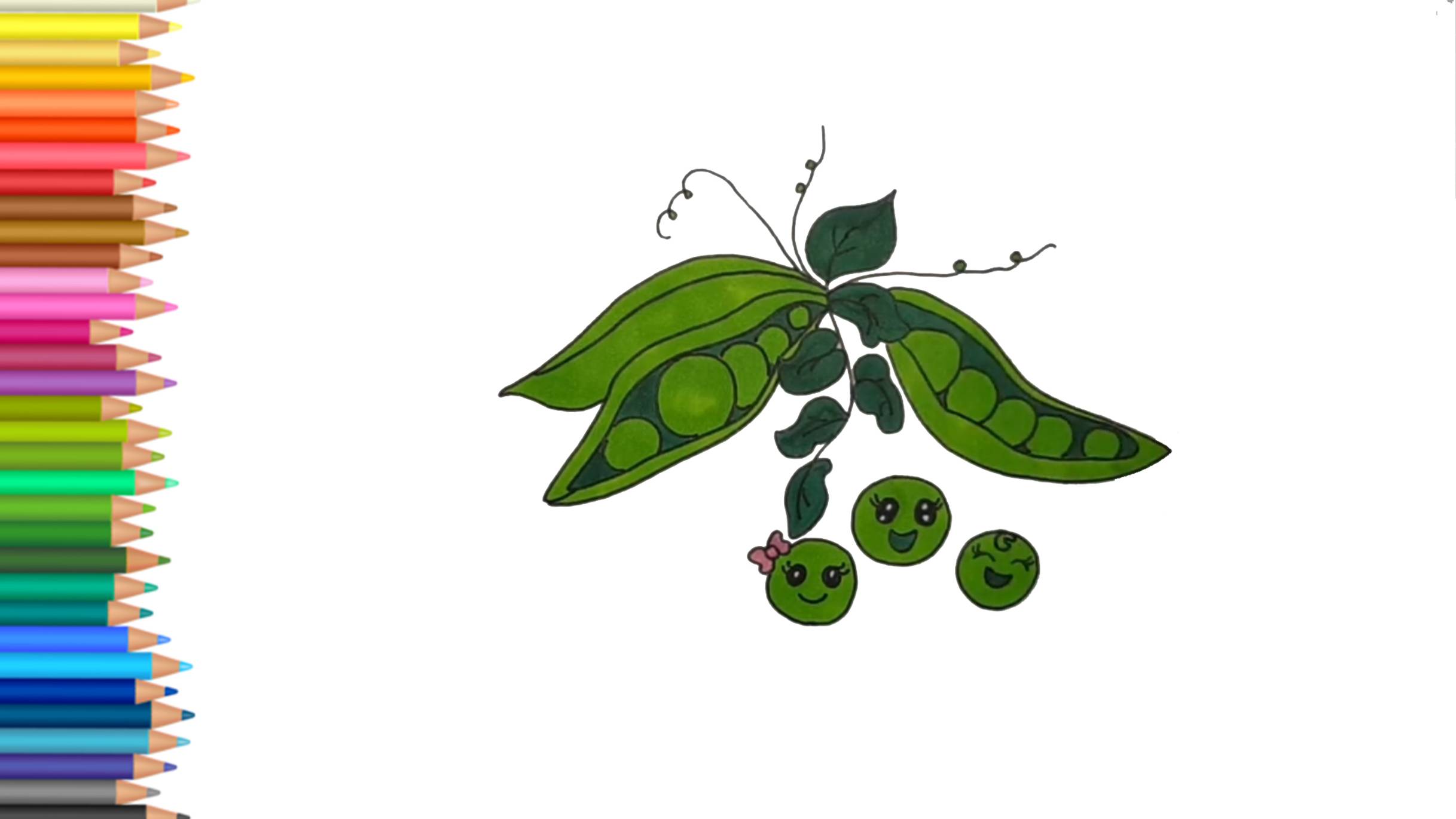 Как нарисовать Горох😀