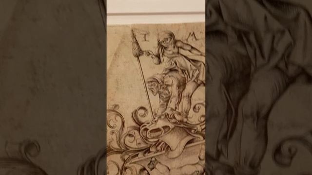 Альбрехт Дюрер. Герб со львом и петухом. Около 1502-1503.Израэль ван Менен.