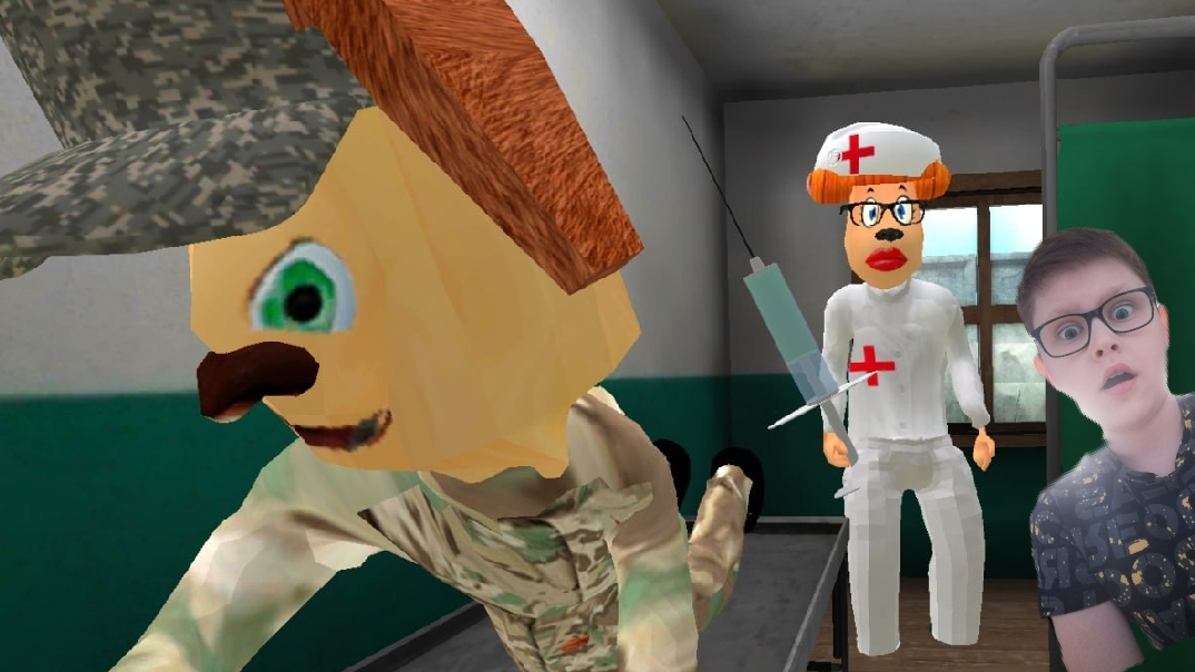 Тамара Пирожкова хотела сделать бедному дружку😢 укол в игре побег от тимохи 2 армия