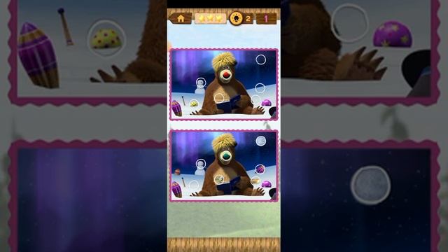 Найти отличия маша и медведь маша и медведь, медведь, для детей, маша, мультфильм, мультик, masha an