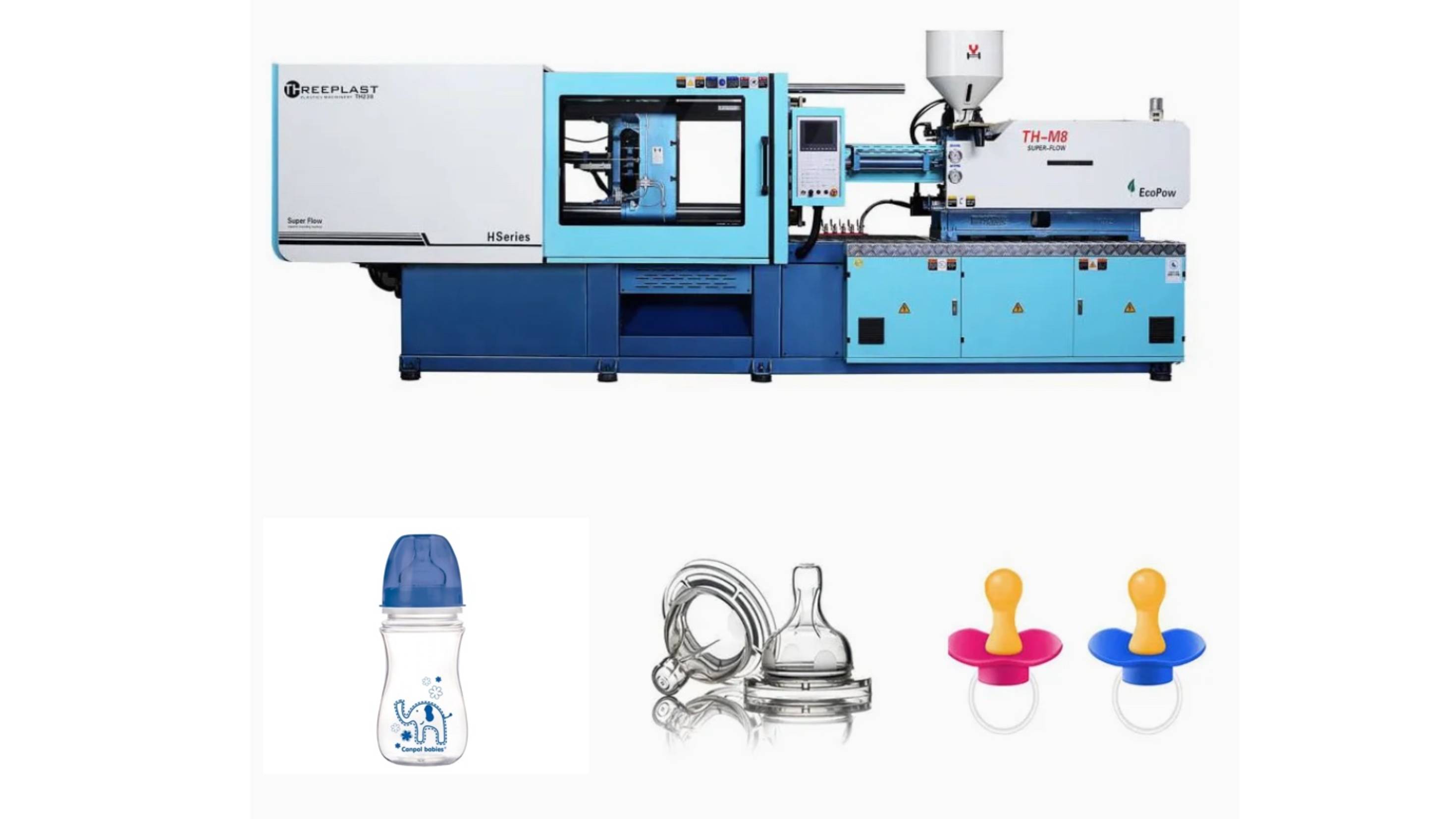 Литье сосок для детских бутылочек на ТПА Threeplast