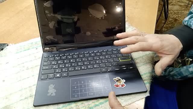 Замена матрицы нетбука Asus долго