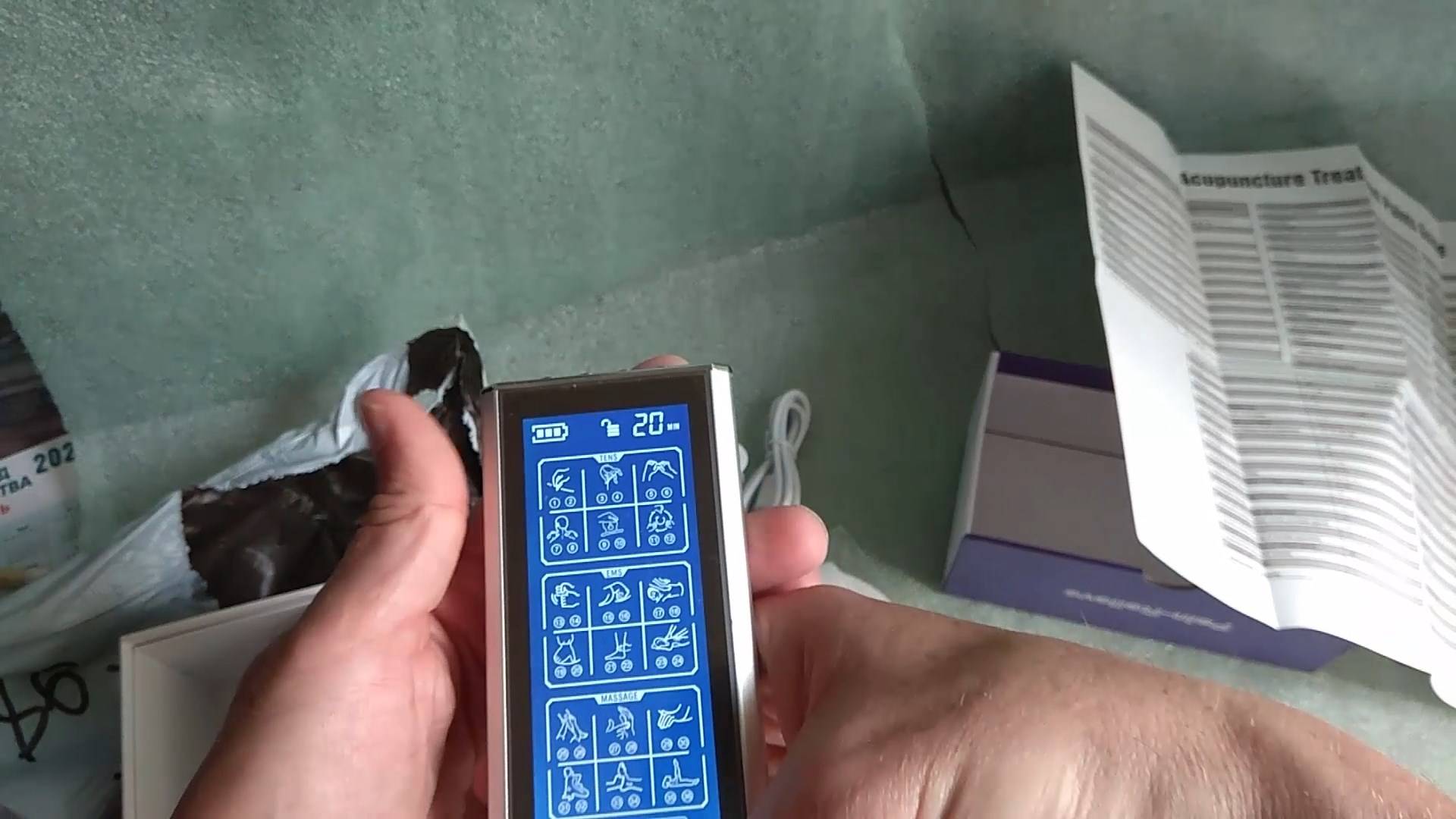 Миостимулятор Импульсный.Вибромассажер для тела.Электрический тренажер для похудения