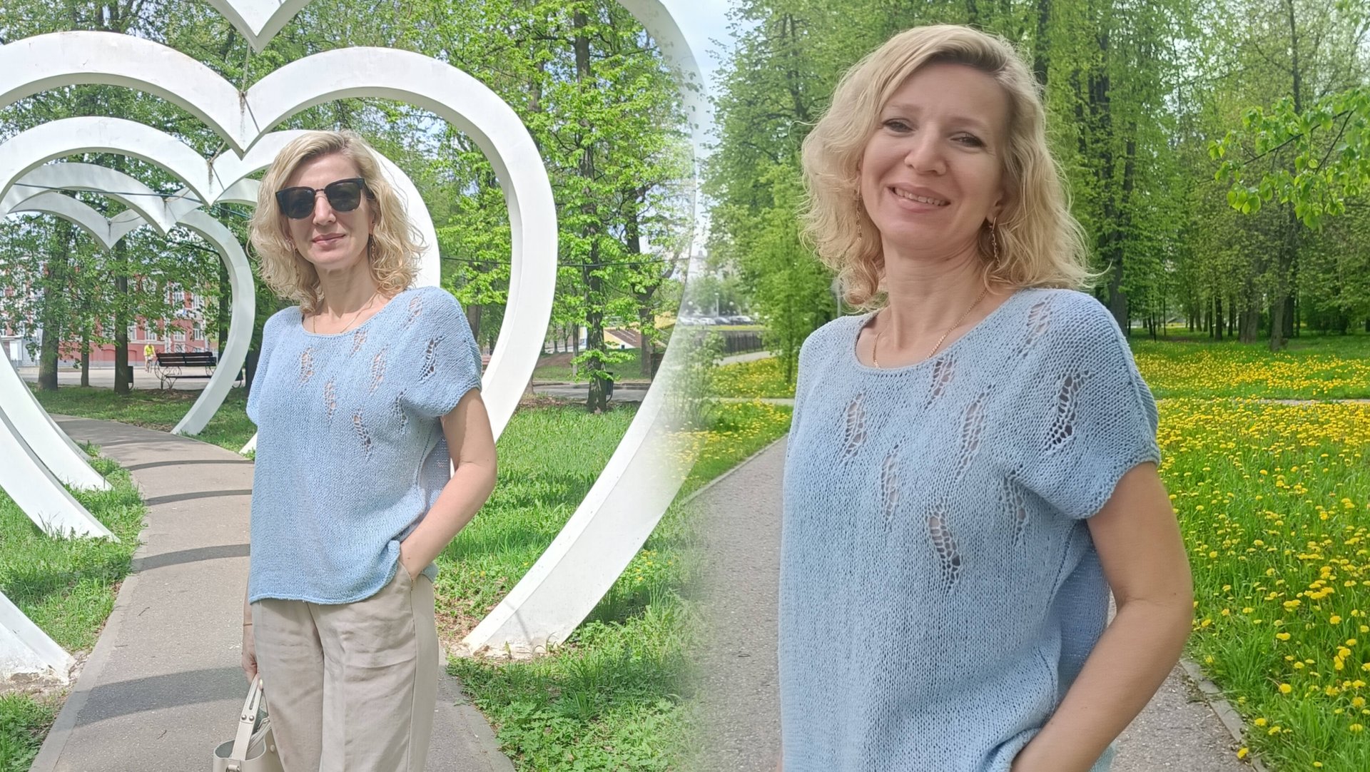 Шёлковая лакшери - рвань./ Джемпер - оверсайз "Глория"