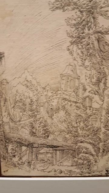 Вольф Хубер. Пейзаж с мостом и замком. Мастер P. S. Пейзаж с мостом и замком.