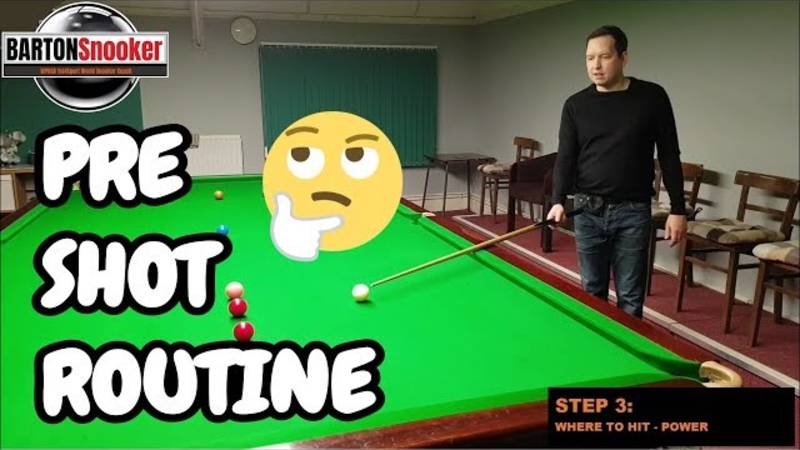 BartonSnooker | Рутина для подготовки к удару. Уроки снукера.