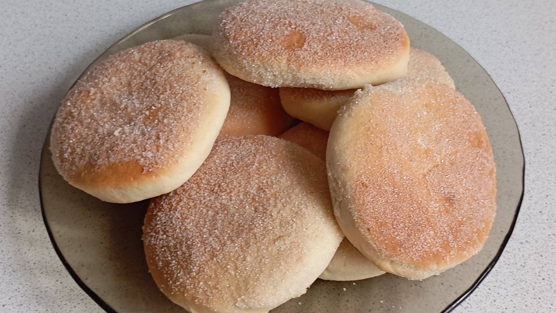 Молочные коржики как в детстве. 
Быстрый рецепт к чаю.