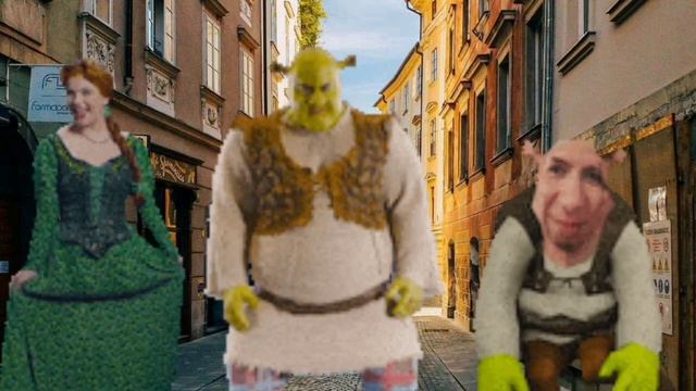 Шрек зажигает под песню мегалавэние