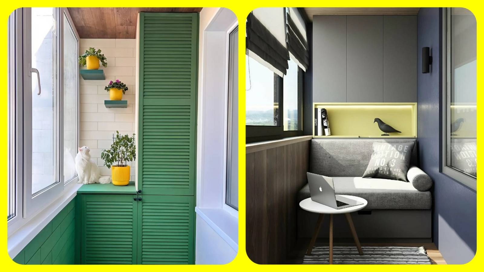 Идеи шкафа на балкон 🌆