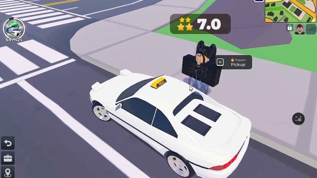 Продолжаю работать в такси в роблокс!