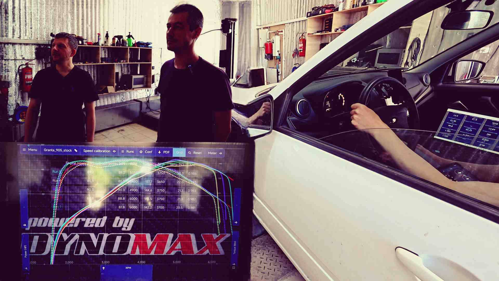 Гранта на стенде - эксперименты.