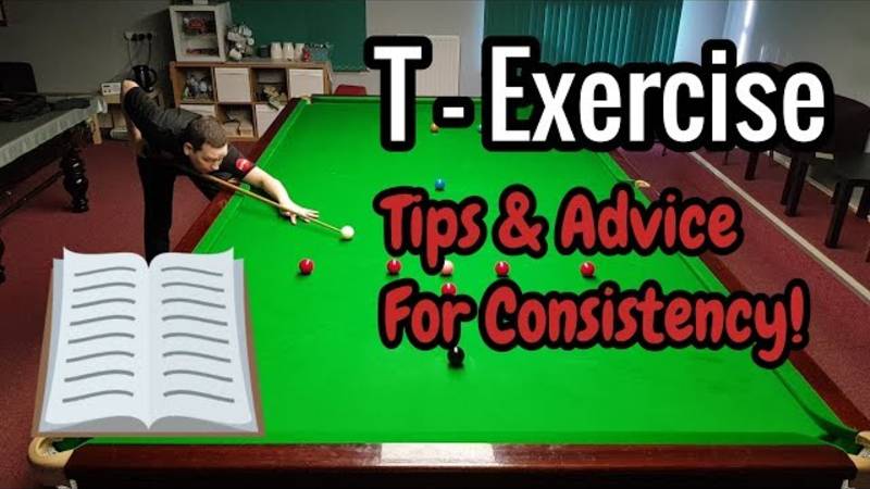 BartonSnooker | Упражение для снукера: T - образная постановка. Дисциплина и постоянство.
