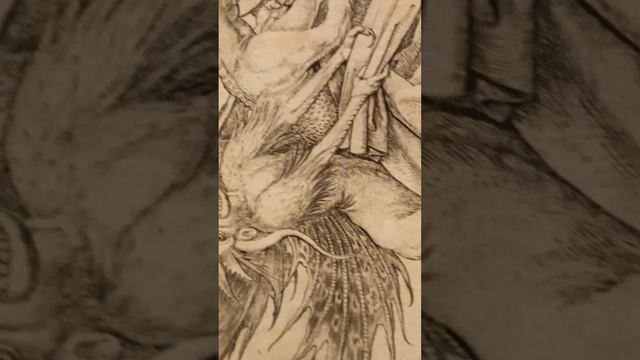 Мартин Шангауэр. Терзание св. Антония. Шангауэр и мастерская. Голова бородатого мужчины.