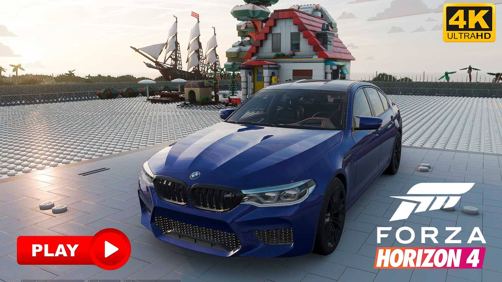 🔥 Forza Horizon 4 на BMW M5 F90 смотреть в 4K видео цвета кузова, гонки, соревнования в Англии🚗💨