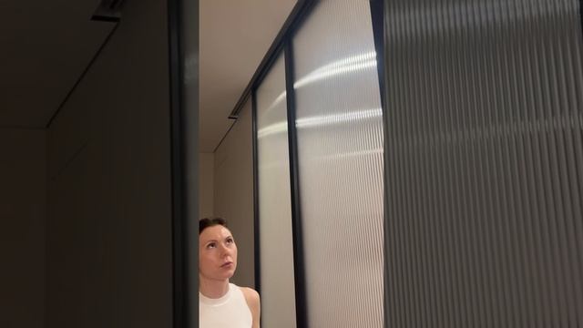 Отзыв о перегородке в Премиум профиле, наполнение стекло мору, напрямую от заказчика