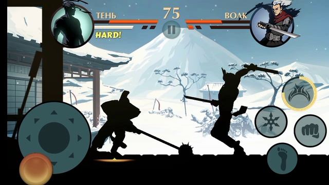 Телохранитель Вдовы Тень 🆚 Волк в Shadow Fight 2