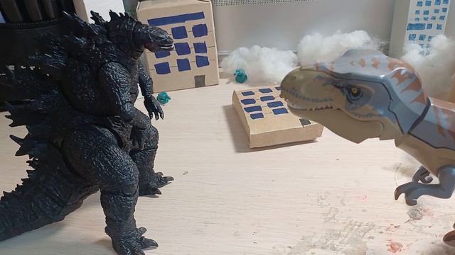 Годзилла против мега ти рекса