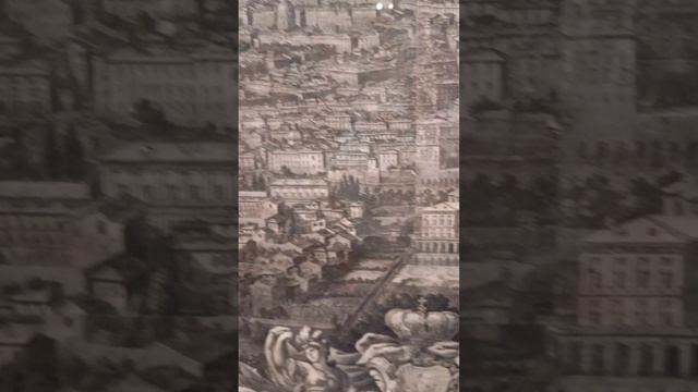 Джузеппе Вази. Панорама славного города Рима, увиденная с  Янкульского холма. 1765. Офорт резец.