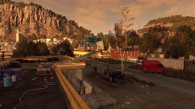 Dying Light The Following  Video Game Ambience & Music  Gas Station (The Countryside)