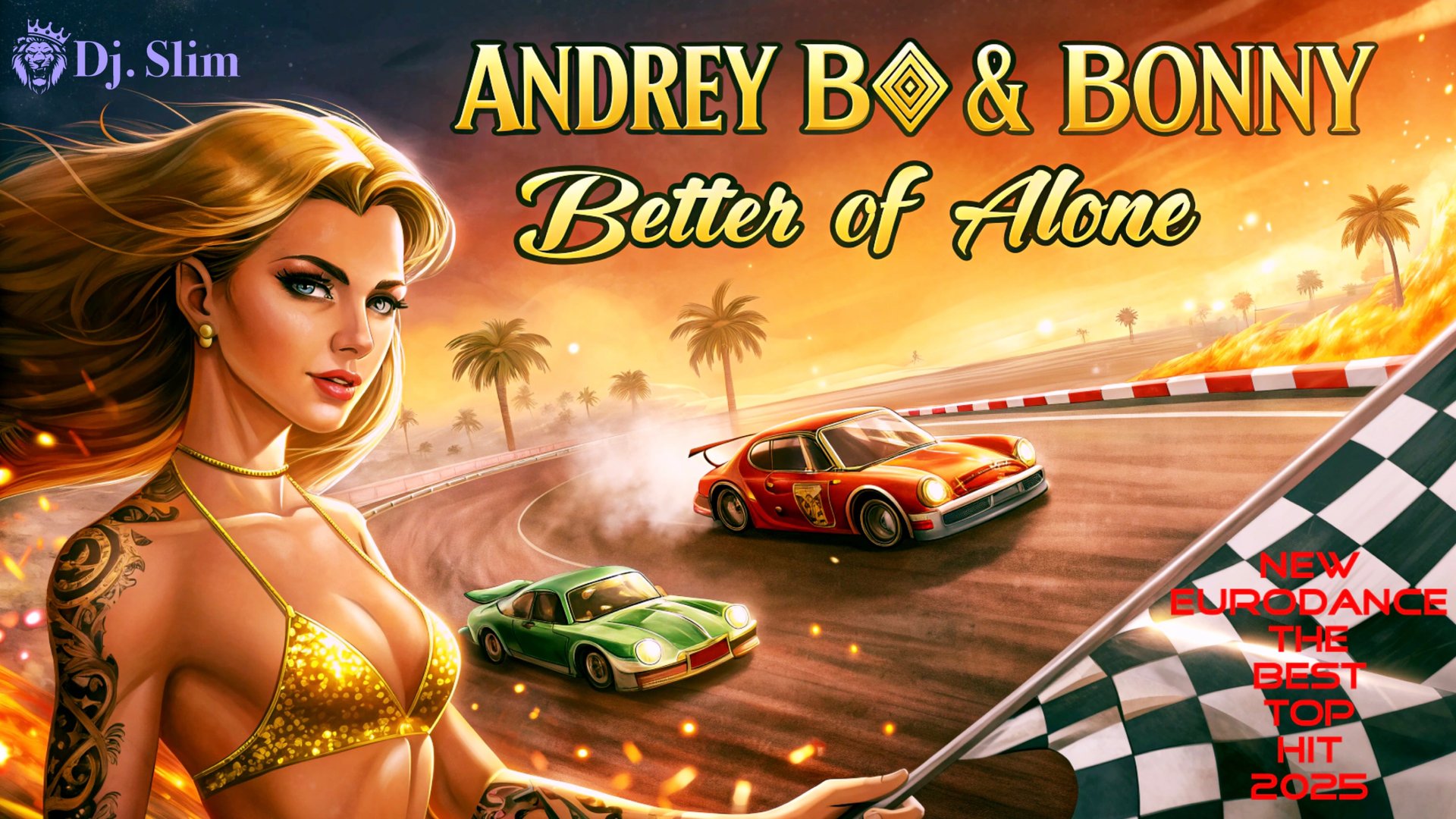 Andrey Bo & Bonny - Better Of Alone. 🎵 Dj. Slim - New Eurodance / The Best Top Hit 2025 🎵