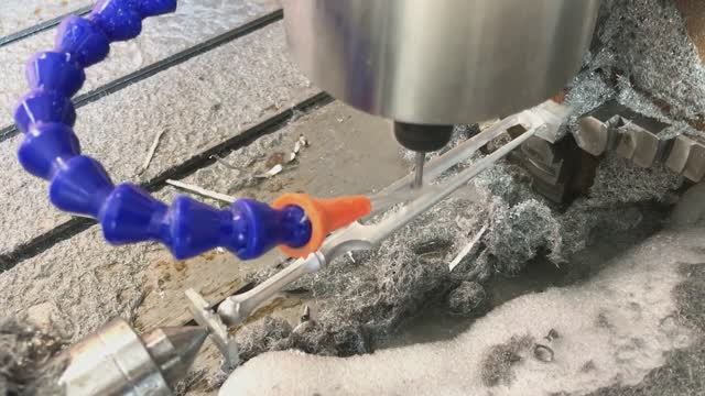 Изготовление камертона на фрезерном ЧПУ станке по металлу