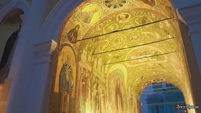 Вечернее Дивеево. Божественная красота обители. Рождественское настроение.