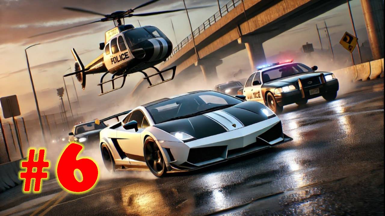 Need for Speed: Most Wanted ➤ прохождение №6 | Босс №-8 | Долбаная полиция |