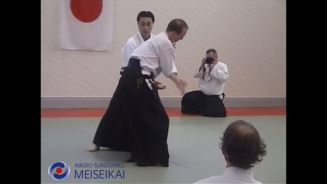18 Aikido Gyaku Hanmi Uchikaitennage Shishiya Sensei Sandviken 2003